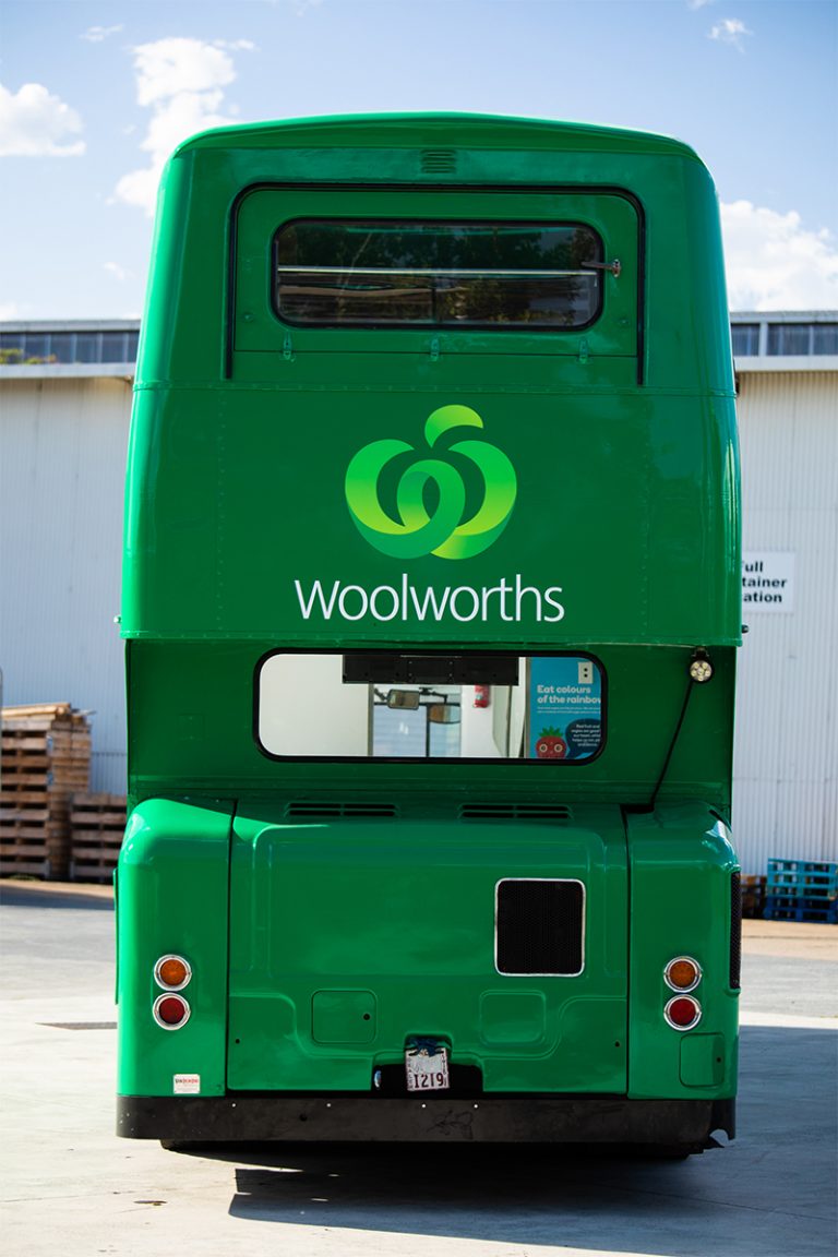 Woolworths | Promotional Double-Decker Bus - Van Demons Vans