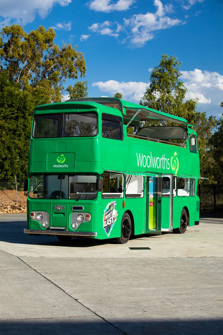 Woolworths | Promotional Double-Decker Bus - Van Demons Vans