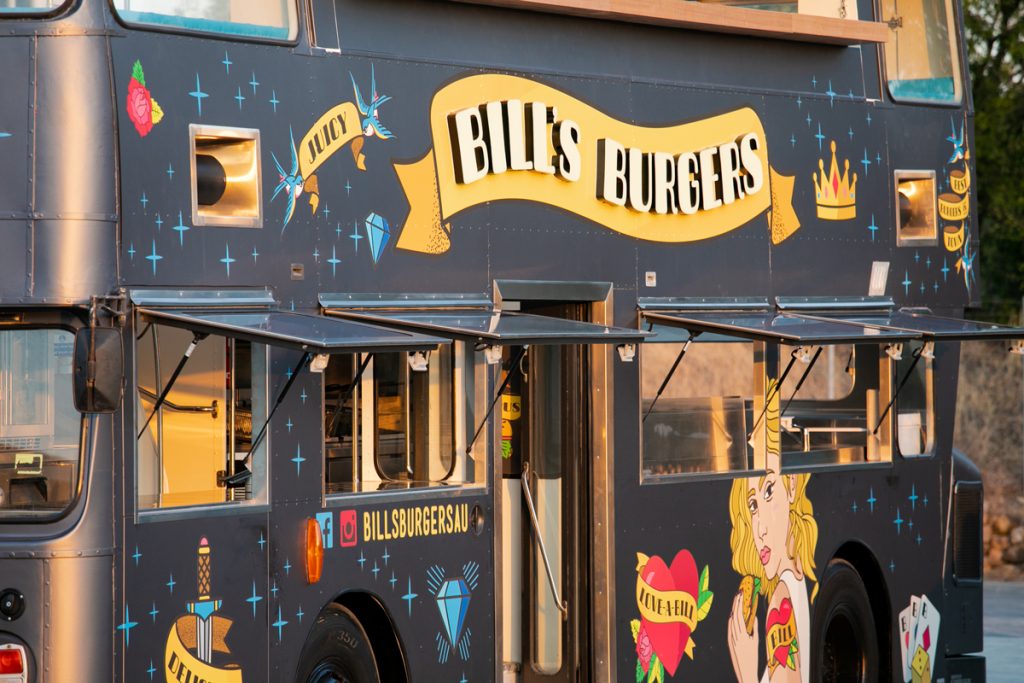 Bill’s Burgers | Custom Burger Bus - Van Demons Vans