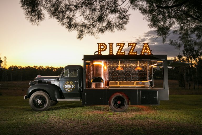 Sons of Napoli | Custom Made Pizza Truck - Van Demons Vans