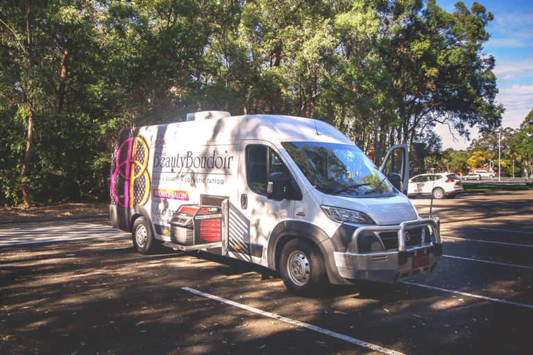 Your Beauty Boudoir | Custom Mobile Beauty Van - Van Demons Vans