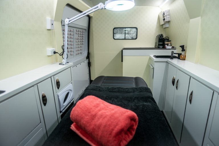 Your Beauty Boudoir | Custom Mobile Beauty Van - Van Demons Vans